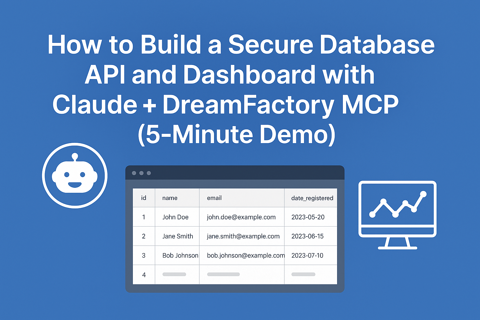 How to Build a Database API and Dashboard with Claude + DreamFactory MCP
